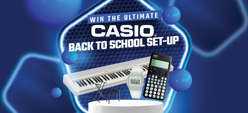 Win the CASIO Back to School Set-Up