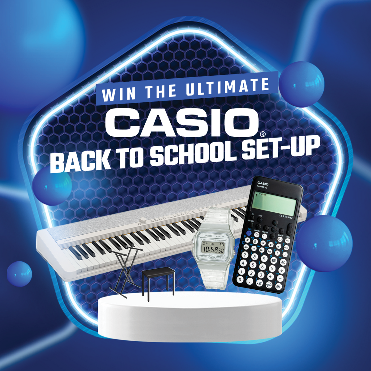 Win the CASIO Back to School Set-Up