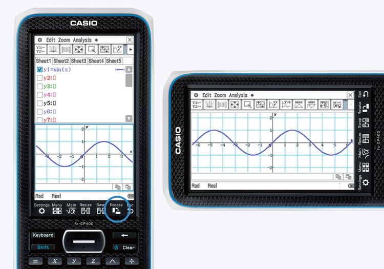 CASIO fx-CP400 ClassPad II CAS Calculator | CASIO Australia